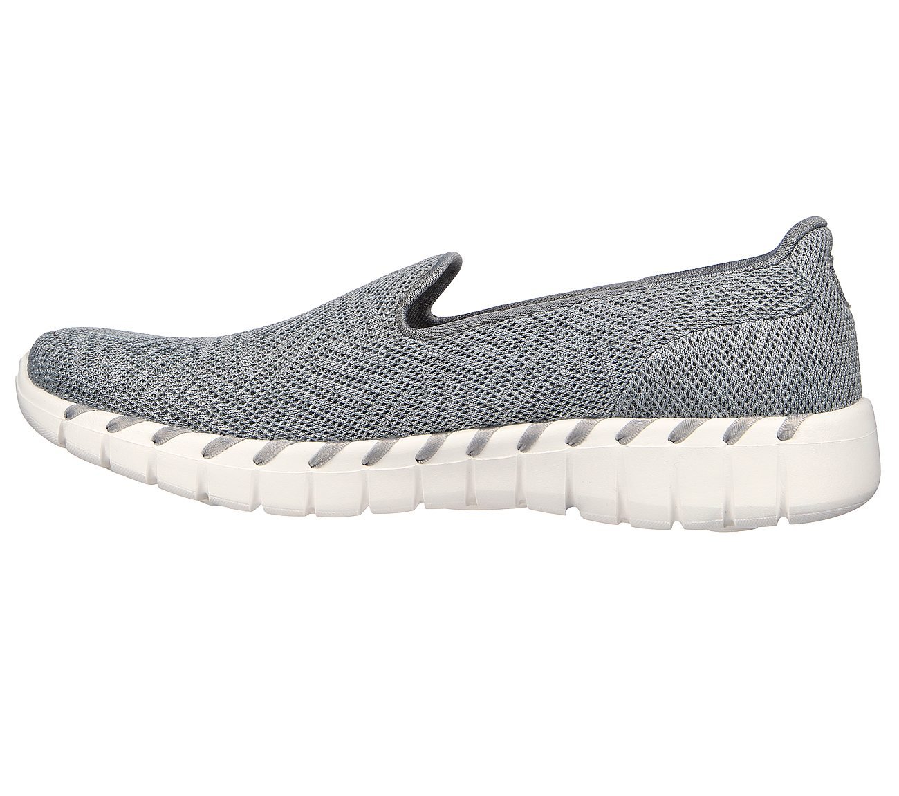 Skechers Light Grey Go Walk-Smart-2-Um Womens Slip On Shoes - Style ID ...