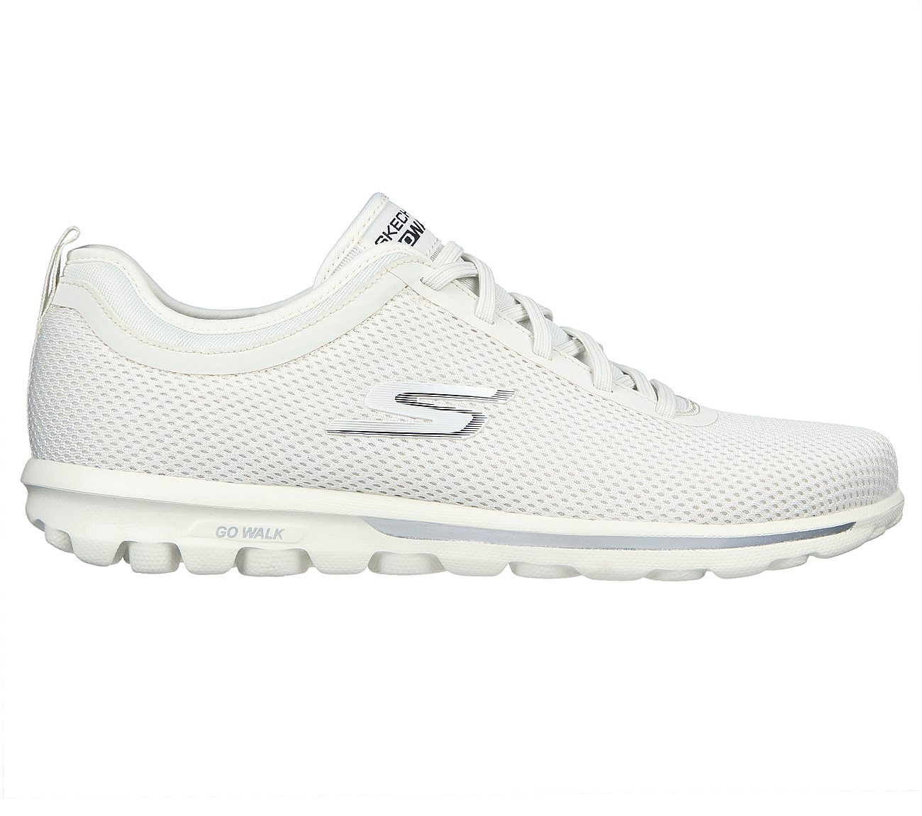 Skechers White Go Walk Classic Mens Lace Up Shoes - Style ID: 216457 ...