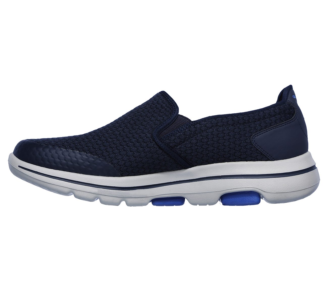 Skechers Navy Go Walk 5 Apprize Mens Slip Ons - Style ID: 55510 | India