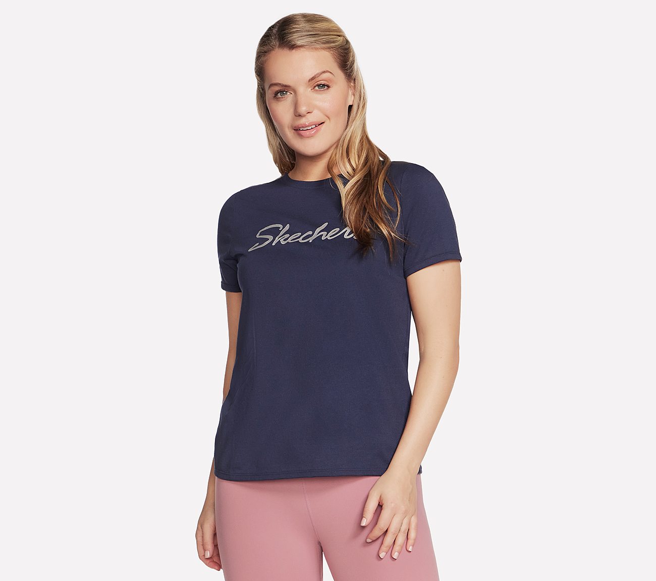 Buy Skechers SKECHERS METALLIC LOGO T SHIRT Womens