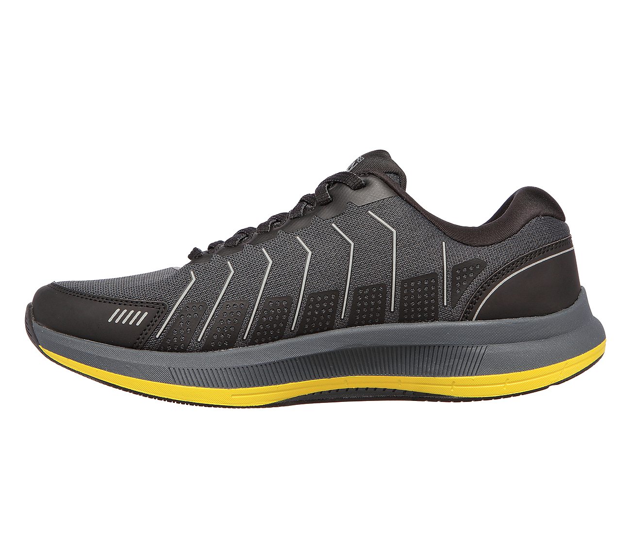 Skechers Black/Yellow Go Run Pulse Alanine Mens Running Shoes - Style ...