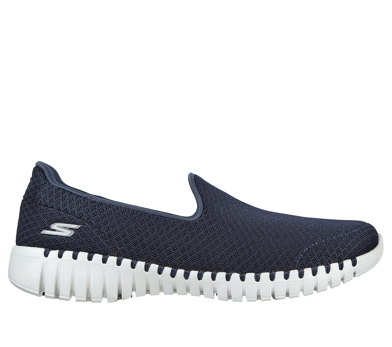 Skechers Navy Go Walk Smart Noble Idea Womens Slip On Shoes - Style ID ...