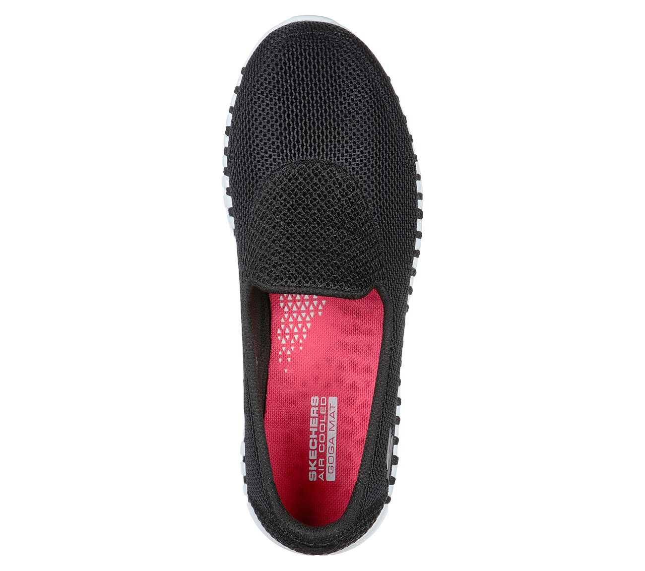 Skechers Black/White Go Walk Smart Womens Slip On Shoes - Style ID ...