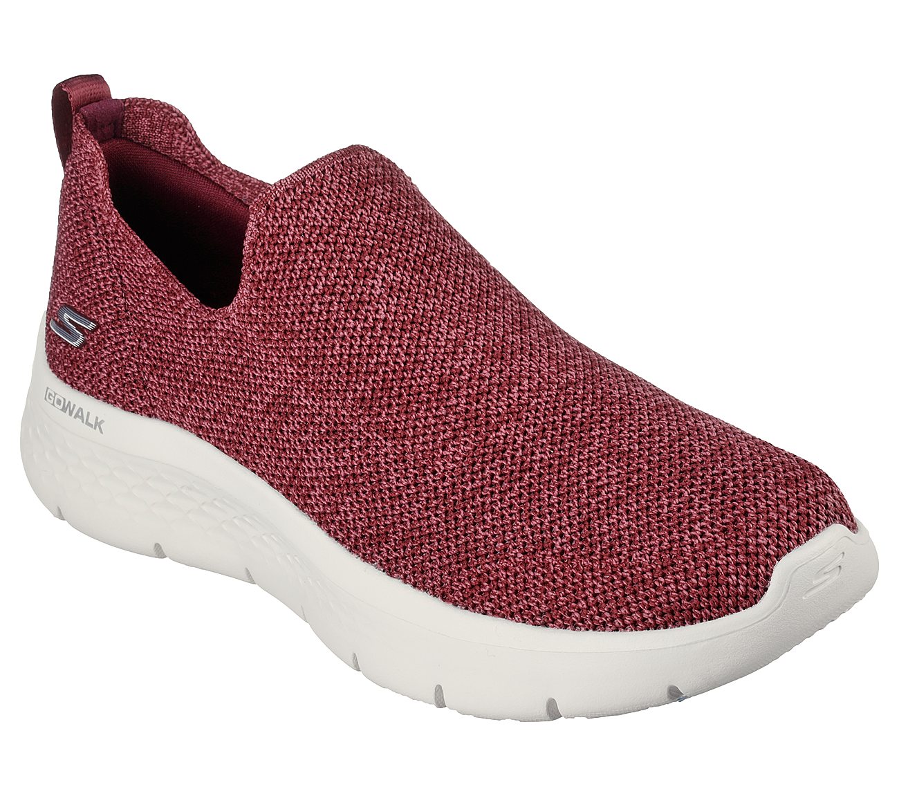 Skechers Burgundy Go-Walk-Flex-Vella Slip On Shoes For Women - Style ID ...