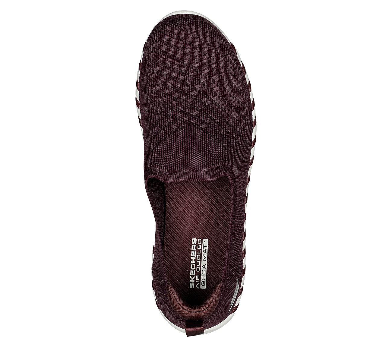 Skechers Burgundy Go Walk Smart 2 Cari Womens Slip On Shoes - Style ID ...