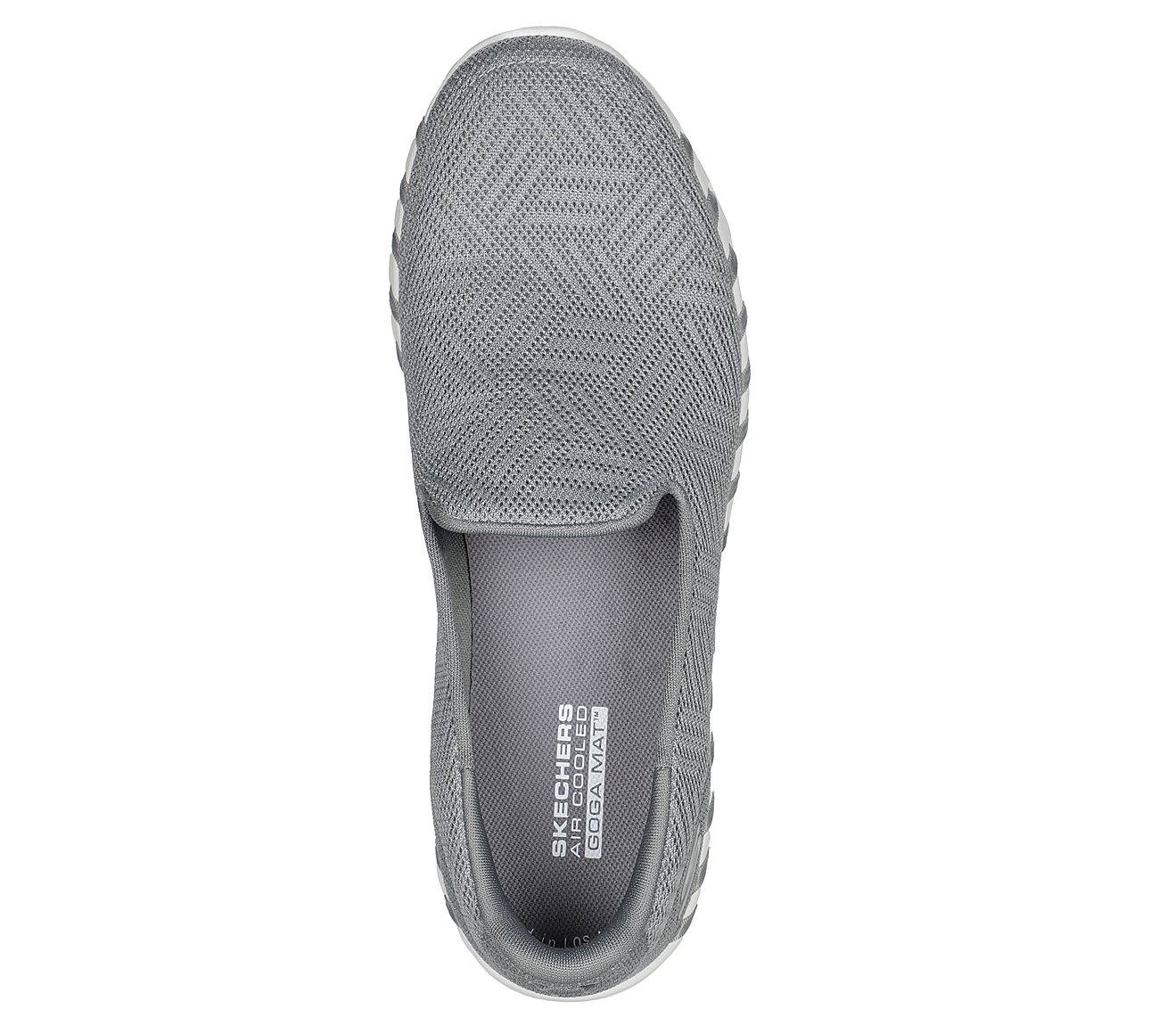 Skechers Light Grey Go Walk-Smart-2-Um Womens Slip On Shoes - Style ID ...